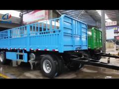 Mehrzweckfracht-Fulltrailer mit 12r22,5 Reifengröße und maximaler Nutzlast von 50 Tonnen