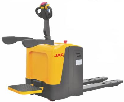 China People Standing Type Electric Pallet Truck 2000KG Load Capacity For Big Supermarket for sale