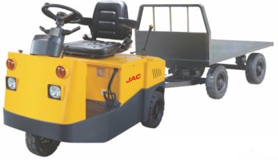 China Large Capacity Electric Tow Tractor Good Stability With Traction Weight 10 Ton for sale