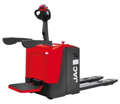 China Arm Protection Electric Rider Pallet Truck With 2000KG Loading Capacity for sale