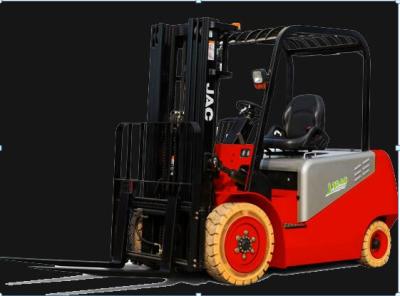 China Warehouse 3000kg Electric Forklift Truck With White Wheels One Year Warranty for sale