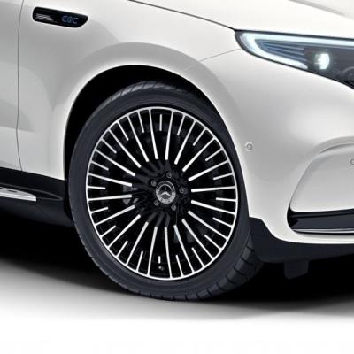 Cina Ruote a 21 pollici della lega del nero 5x112 8J di lucentezza della colata per EQC SUV N293 in vendita