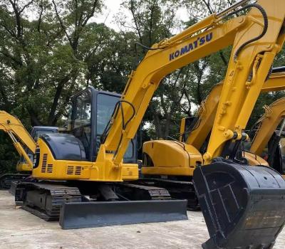 Cina PC55MR Piccolo escavatore a trascinatore 5500 kg Escavatore idraulico a trascinatore usato in vendita