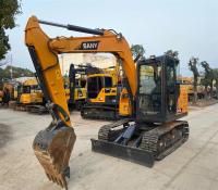 Quality Second Hand 7 Ton SANY SY75C PRO Excavator Construction Multi Function Digger for sale