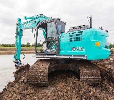 Cina Verdi utilizzati Kobelco escavatore idraulico SK210LC in vendita