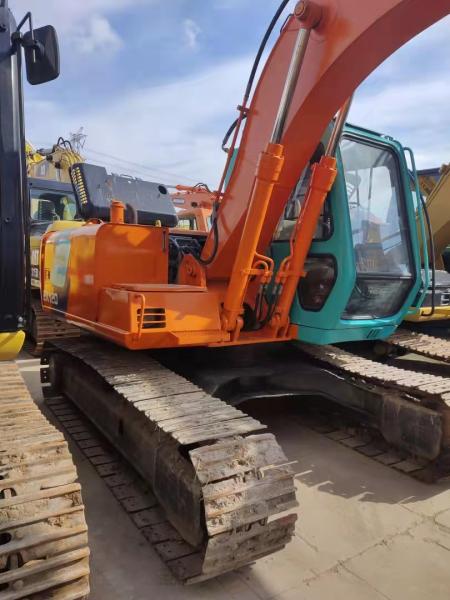 Gutes Zustand 12200kg Second-Hand Hitachi Bagger ZX120 mit 0,52m3 Eimer Kapazität