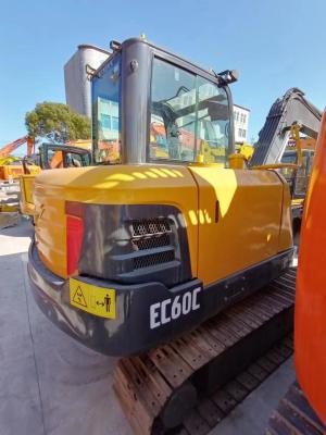 China Factory price  Second Hand 6 tons Mini Vollvo EC60C  Hydraulic Crawler Excavator for Utility Installation for sale