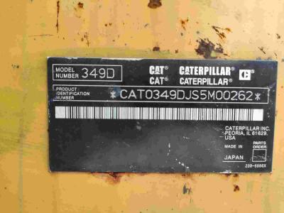 China Engine ModelCat C13 ACERT with Good Condition 46285KG Second-hand CAT349D Crawler Type  Excavator for sale