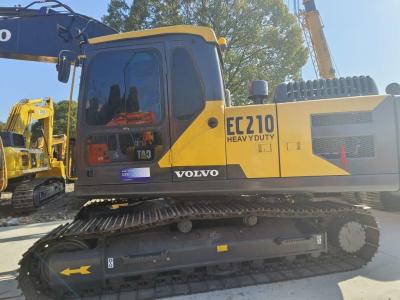China 123kw power18100kg Second Hand Vollvo EC210D Hydraulic Crawler Excavator with D5E Engine Model for sale