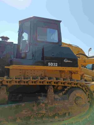 China Refurbished Used SHANTUI SD32 Crawler Bulldozer With 320 Hp Powershift Transmission for sale