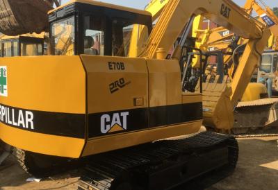 China 6920KG Gebraucht Cate E70B Crawler Hydraulischer Bagger mit Leistung 40.3kw zu verkaufen