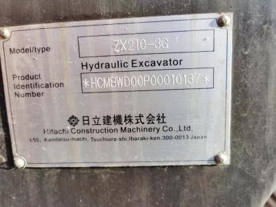 Cina 21100KG di seconda mano Buone condizioni Hitachi ZX210-3G 110kw di potenza Con modello ISUZU AA-6BG1T in vendita