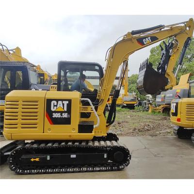 中国 中古キャット 掘削機 5トンの建設 CAT305.5E2 オリジナルエンジン CAT C2.4DL 販売 販売のため