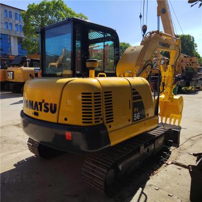 중국 0.1m3 배구 용량 PC56-8 중고용 발굴기용으로 사용된 코마쓰 발굴기 판매용