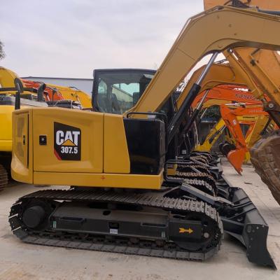 중국 7톤 소 크롤러 발굴기 Cat307.5 사용 일본 작업 토지 이동 미니 Cat307.5 판매 판매용