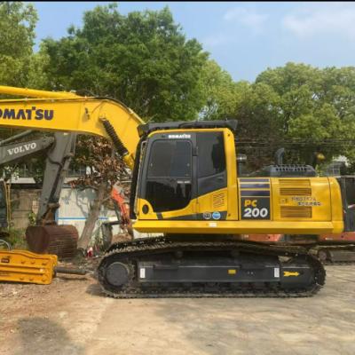 Cina 2a mano Komatsu Pc200 Macchinari Crawler idraulico 20 tonnellate Mini escavatori usati in vendita