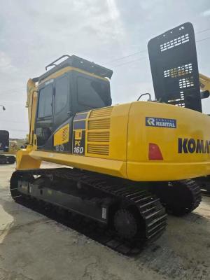 중국 원본 일본 수입 코마쓰 PC160LC-7 발굴기 16톤 CLSS 수압 시스템 연료 효율적이고 효율적인 "PC200 판매용