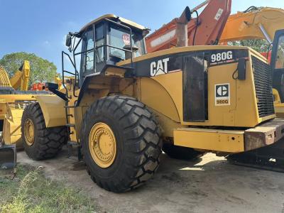 China Caterpillar 980G wheel loader imported from Japan for sale at a low price. Front loader mobile machinery 980 966 for sale