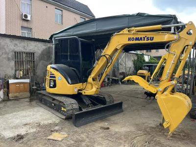 중국 일본 원산 코마츠 55MR, 좌우 스윙 암, 고품질 중고 소형 굴삭기, 저렴한 가격 판매용