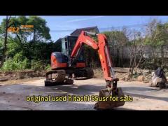 Venda a quente 5850kg de segunda mão Em bom estado Hitachi ZX60 com 0,22m3 Capacidade de balde