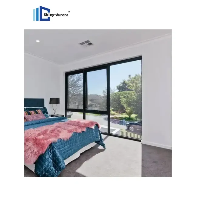 American Australian Standard Bathroom Awning Type Double Glazed Windows Aluminum Tempered Glass Awning