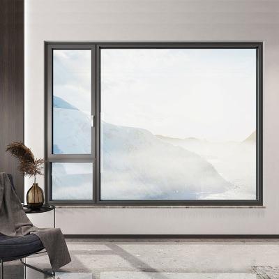 China High End Bottom Hung Window Heat Insulating Anti Theft Inward Open Window for sale