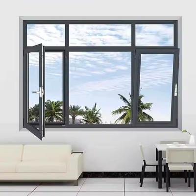 China Soundproof Aluminium Swing Window , Aluminium Alloy Casement Window For Office Building for sale