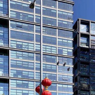 China Tempered Glass Unitized Curtain Wall Custom Color Aluminum Alloy Building Curtain Wall for sale