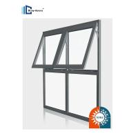 Quality Bathroom Double Glazed Aluminum Window Vertically Opening Customized Color for sale