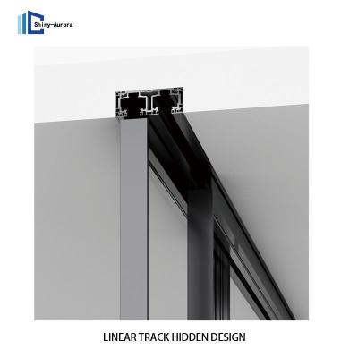 China Customized Aluminium Partition Sliding Door for sale