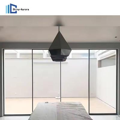China Room Aluminium Sliding Doors Soundproof Waterproof Bifold Sliding Glass Doors for sale