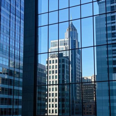 China UV Resistant Unitized Curtain Wall , 6mm Glass Sound Insulation Curtain Wall for sale