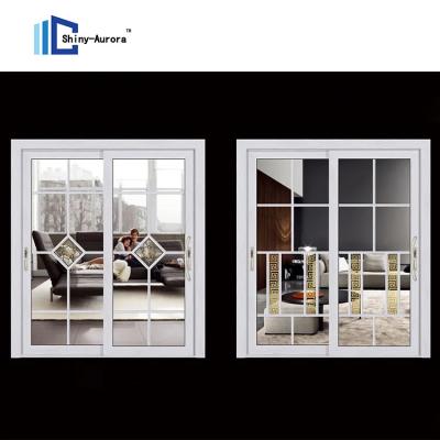 China Panorama Aluminium Sliding Doors , Narrow Thin Office Partition Door for sale