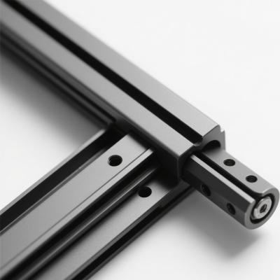 China 6063 Aluminum Door Handles with 6mm Panel Thickness for sale