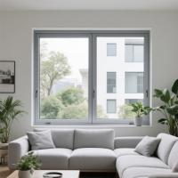 China Custom Aluminum Sliding Window 1.2mm Frame Modern Design for sale