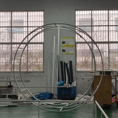 Cina Pubblicità delle insegne del soffitto dell'esposizione di pop-up della cabina della fiera commerciale della bandiera 48in in vendita
