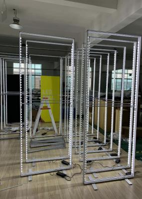 Cina Peso leggero Frameless della scatola leggera di Lightbox del tessuto di alluminio della struttura LED Seg in vendita
