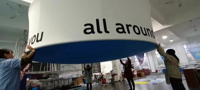 Cina la mostra del tessuto 60IN di tensione di 20ft tira sulle insegne di mostra di pop-up delle insegne PSD in vendita