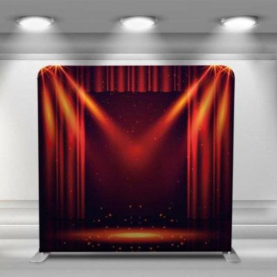 Cina Tension Fabric Pillow Case Photo Backdrop Straight Durable Lightweight 7.6ft in vendita