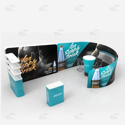 Cina Portable Trade Show Exhibition Display Tension Fabric 20x20 Stands Booth in vendita