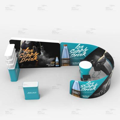 Cina Portable Trade Show Exhibition Display Tension Fabric 20x20 Stands Booth in vendita
