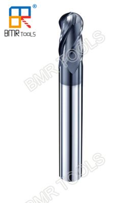 China Excellent Price Carbide 4F Ball Nose HRC45 for CNC Machine work Black Coating for sale