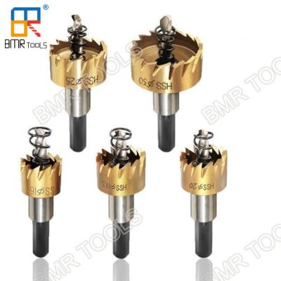 China 18 Degree Split Teeth Fully Ground HSS Hole Saw Cutter for Stainless Steel Drilling for sale