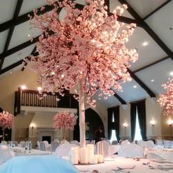 China Wedding Decoration Table Pink Tree Romantic Centerpiece Party Gift Wedding Pink Table Artificial Tree à venda
