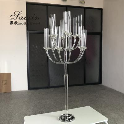 China 13 Arme Hochglas Kristall Kerzenhalter Kerzenhalter Hochzeitstisch Dekorationen 160cmx68cm zu verkaufen