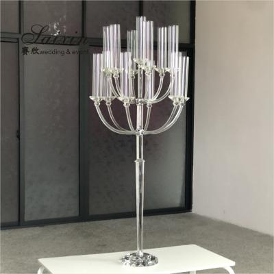 China 13 Arme Hochglas Kristall Kerzenhalter Kerzenhalter Hochzeitstisch Dekorationen 160cmx68cm zu verkaufen