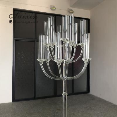 China 13 Arme Hochglas Kristall Kerzenhalter Kerzenhalter Hochzeitstisch Dekorationen 160cmx68cm zu verkaufen