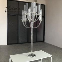 China 13 Arme Hochglas Kristall Kerzenhalter Kerzenhalter Hochzeitstisch Dekorationen 160cmx68cm zu verkaufen