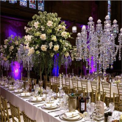 Cina ZT-274 New tall wedding candelabras centerpieces in vendita