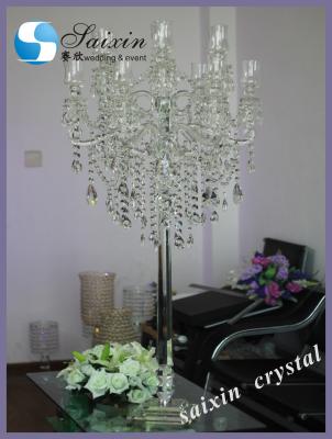 Cina ZT-274 New tall wedding candelabras centerpieces in vendita